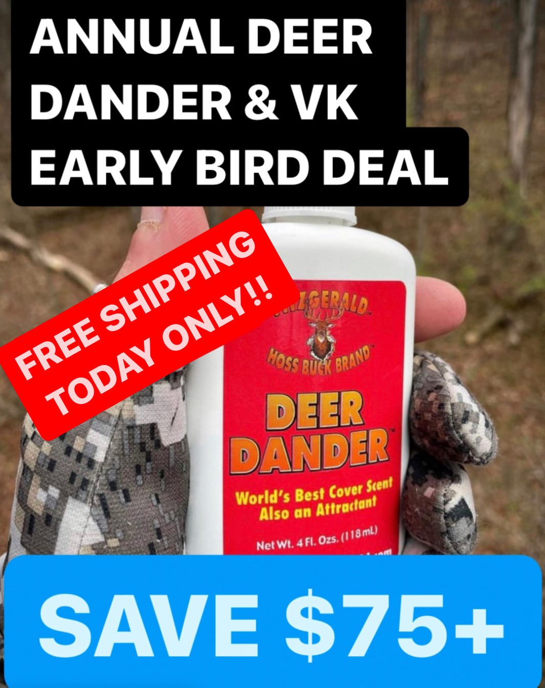 The Fitzgerald Family Shop Deer Dander Best Deer Scent VK and More ...